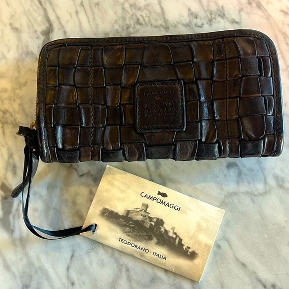 Campomaggi | Bags | Campomaggi Woven Leather Wallet | Poshmark